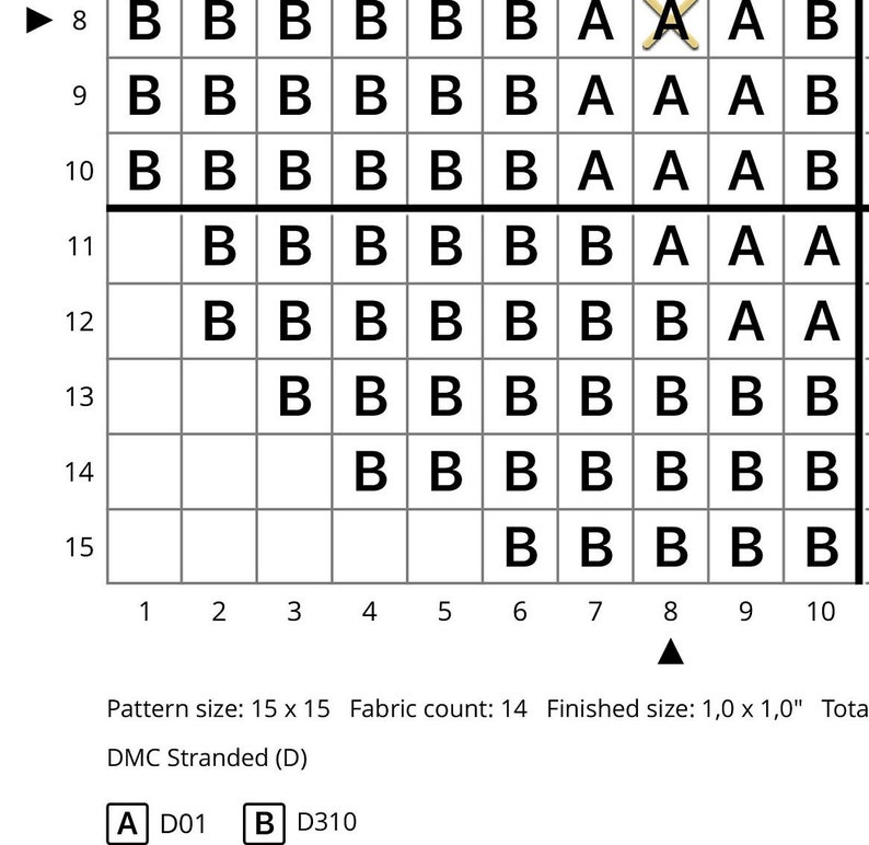 Magic Eight Ball Cross Stitch Pattern, Game Room Decor, Lucky One, Dorm ...