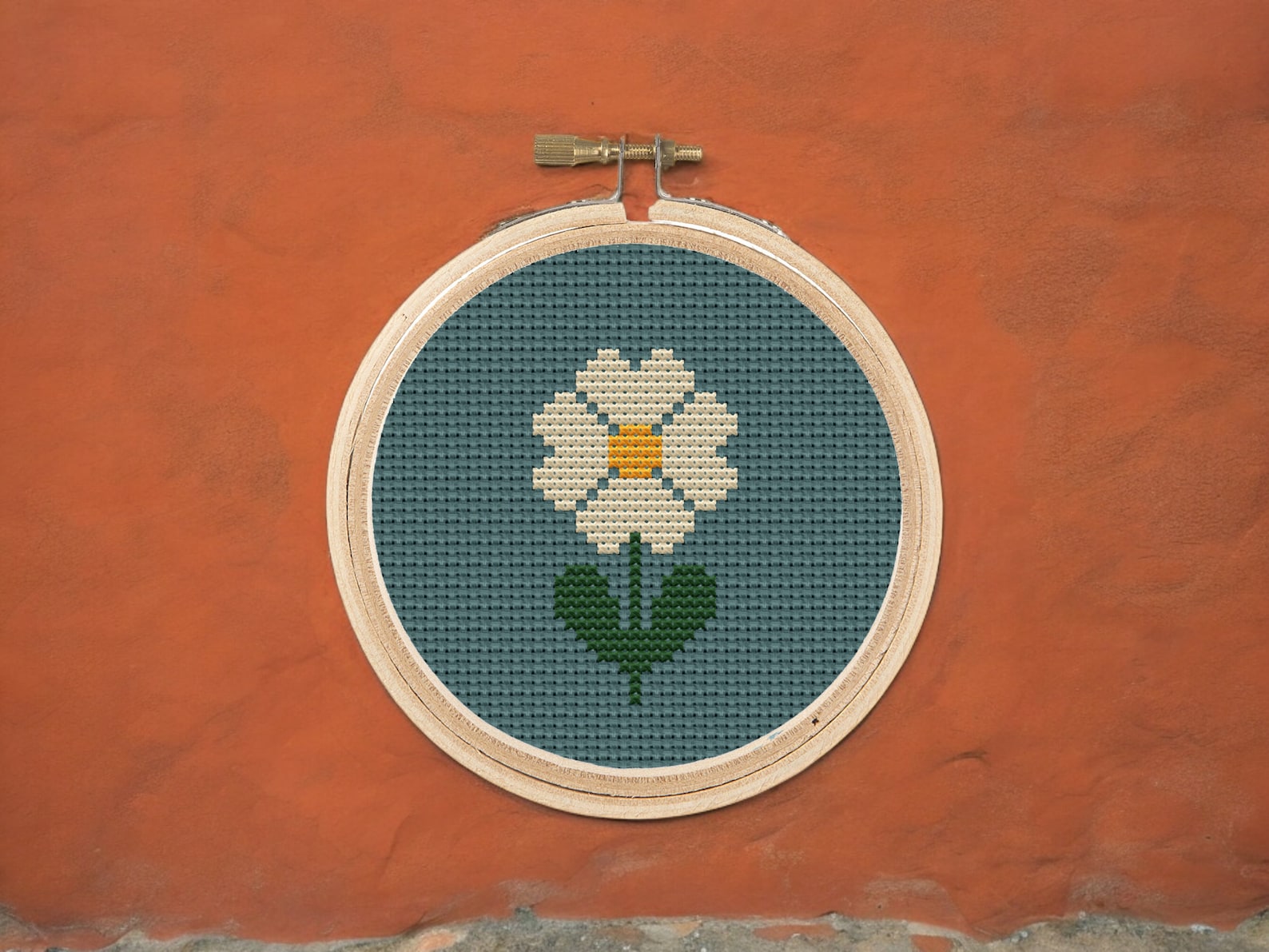 Counted Cross Stitch Daisy Pattern, Easy to Stitch, Perfect for ...