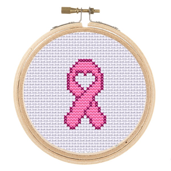 Breast Cancer Cross Stitch Pattern - Etsy