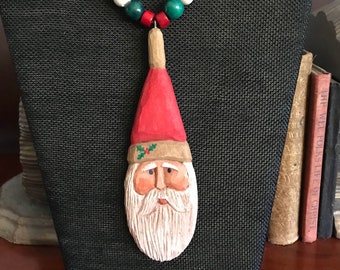 Santa Necklace - Etsy