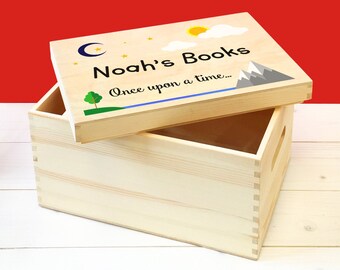 Wooden Story Book Box - Etsy