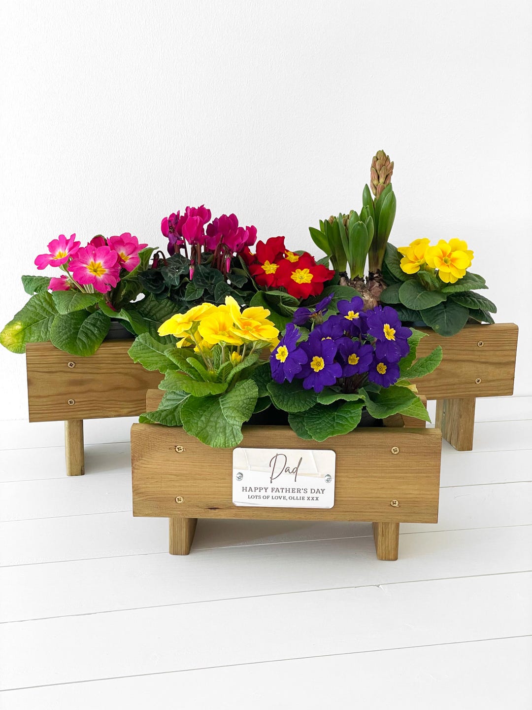 Handmade Wooden Garden Planter Father's Day Gift, Special Gift for Dad ...