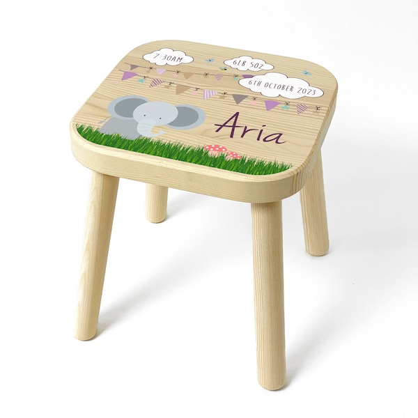 Old Wooden Stool - Etsy