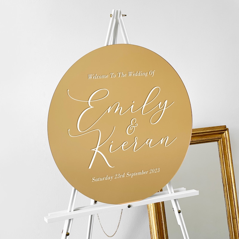 Round Welcome Sign - Etsy