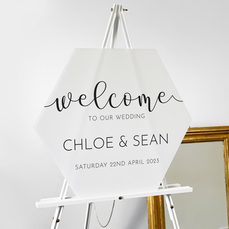 Hexagon Sign - Etsy