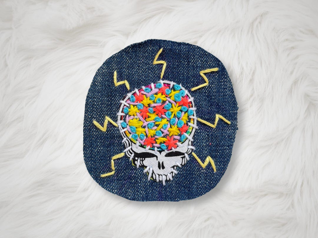Grateful Dead Patch Stealie Face Design Deadhead Embroidered Art ...