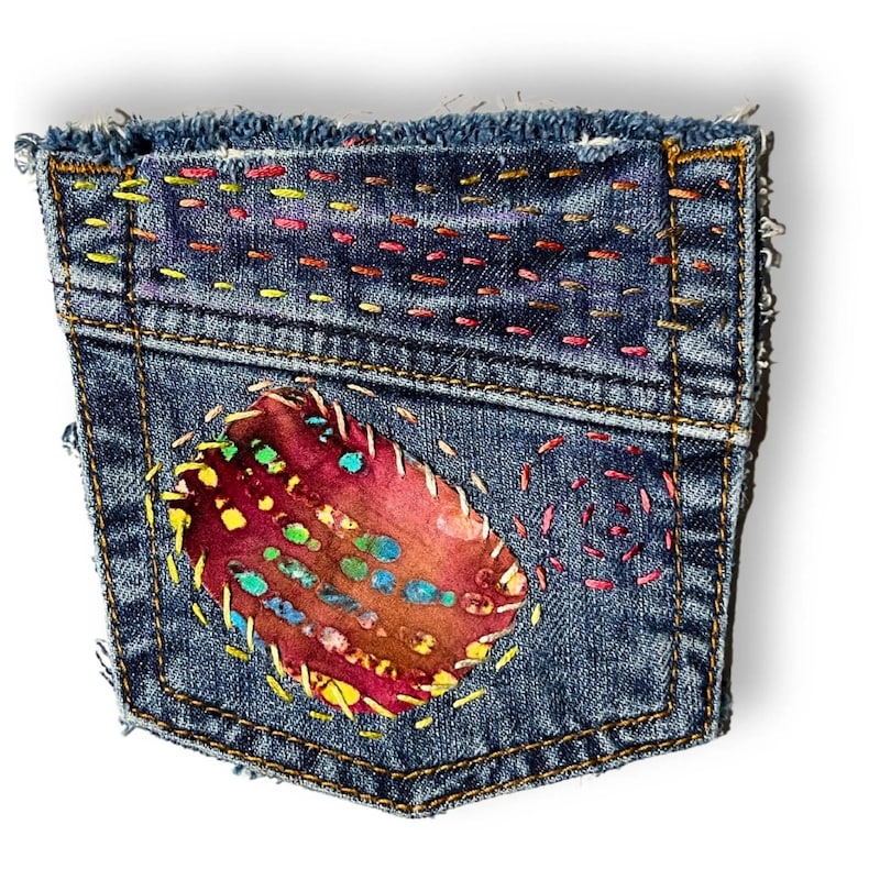 Embroidered Patch Art - Etsy