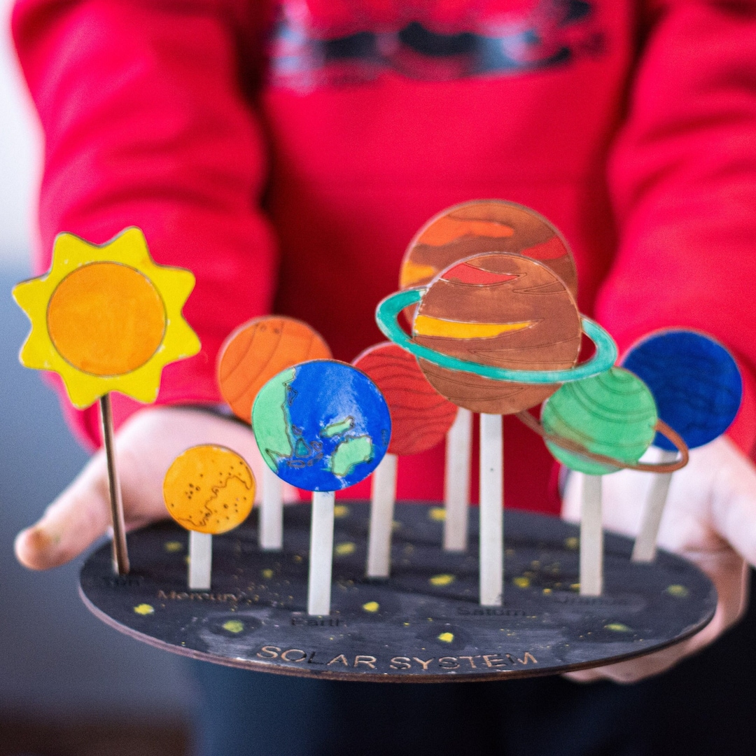 Solar System DIY Kit, Space School Project, Planets Model for Kids ...