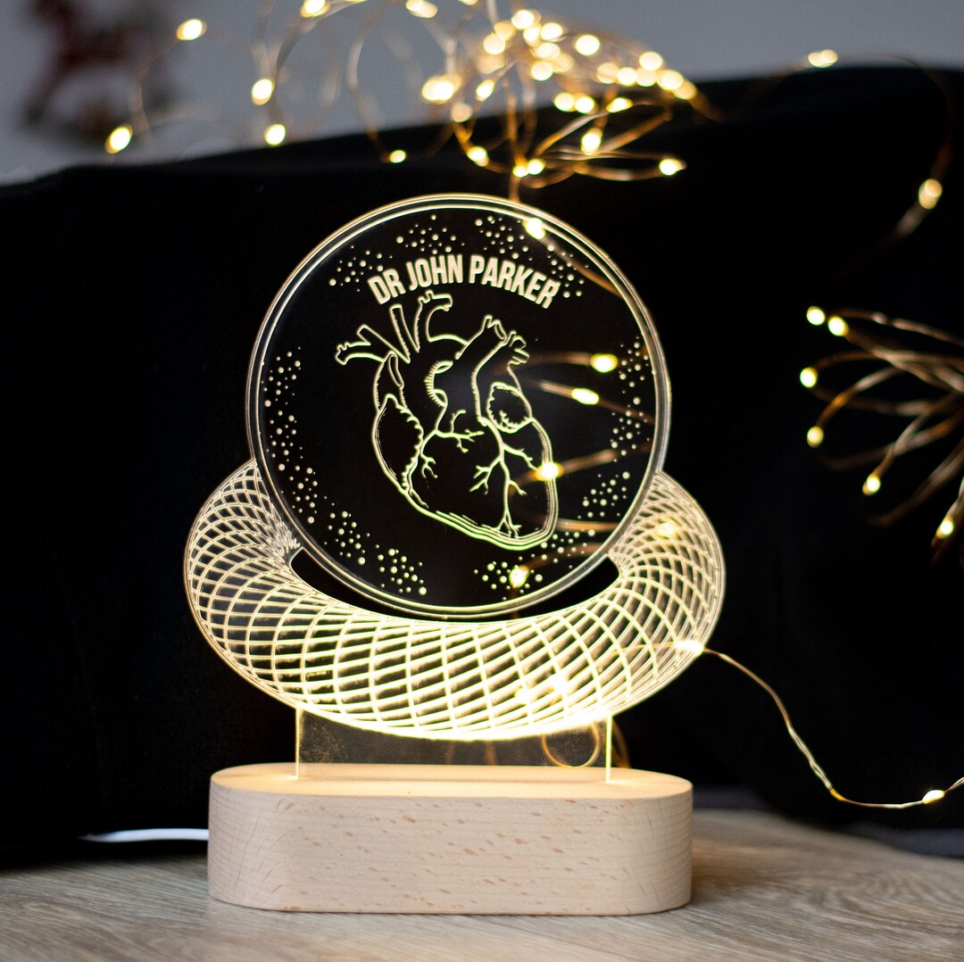 Cardiologist Gift , Medical Doctor Gift, Personalized Led Sign, Student ...