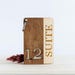 Wood Hotel Keychain – Personalized Suite Door Key Tag With Room Number ...