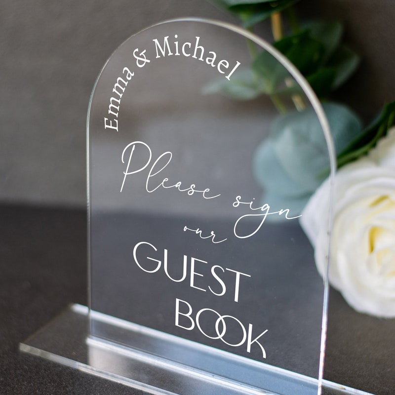 Acrylic Guest Book - Etsy
