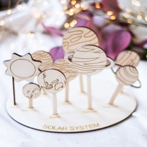 Solar System DIY Kit, Space School Project, Planets Model for Kids ...