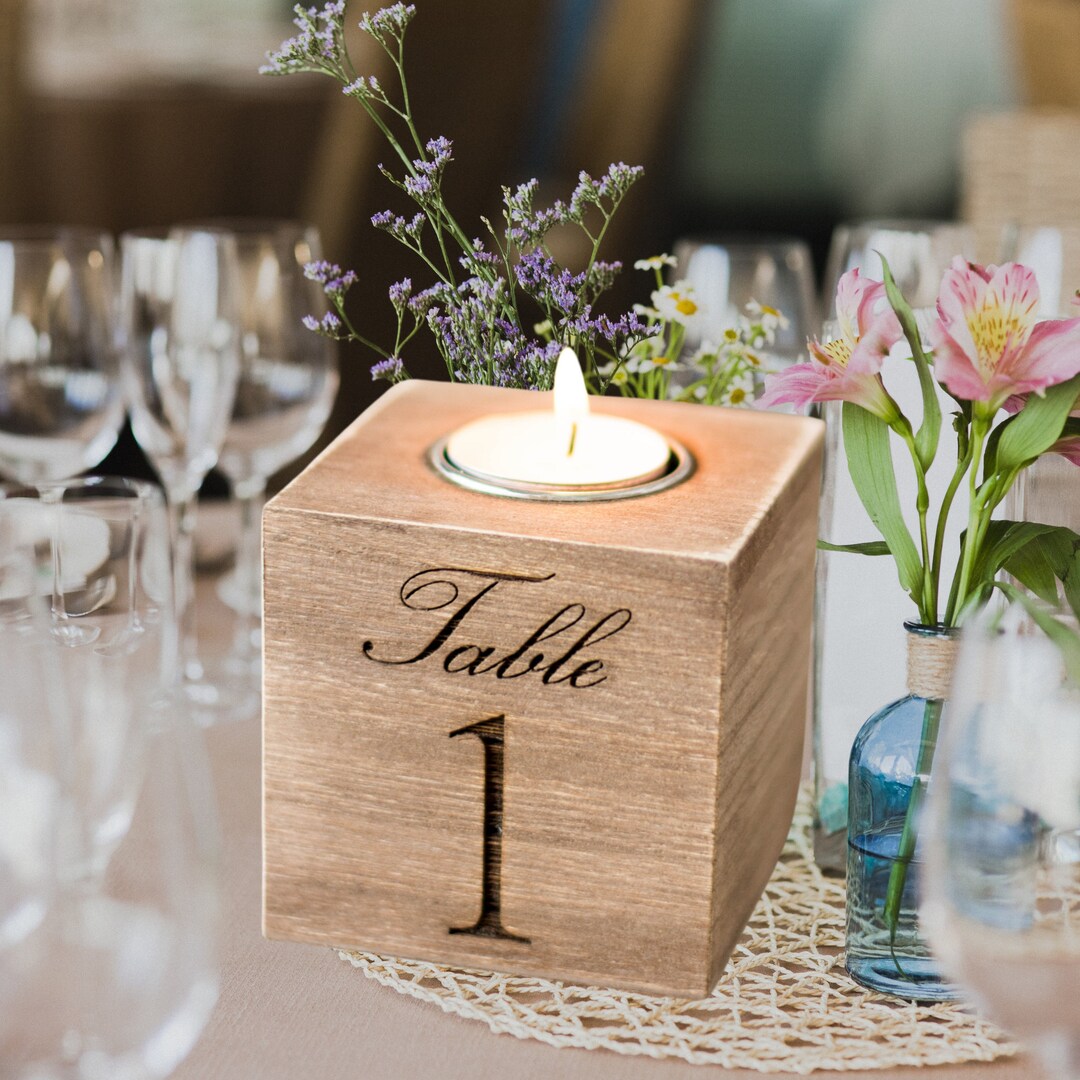 Sunflower Wedding Table Numbers, Sunflower Table Number Stand ...