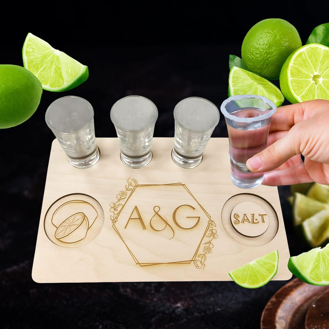 Tequila Tasting Set | Tequila Flight Board | Tequila Lovers Gift ...