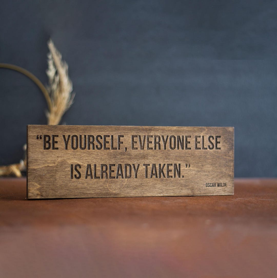 Personalized Wooden Sign | Motivational & Inspirational Quote for a ...