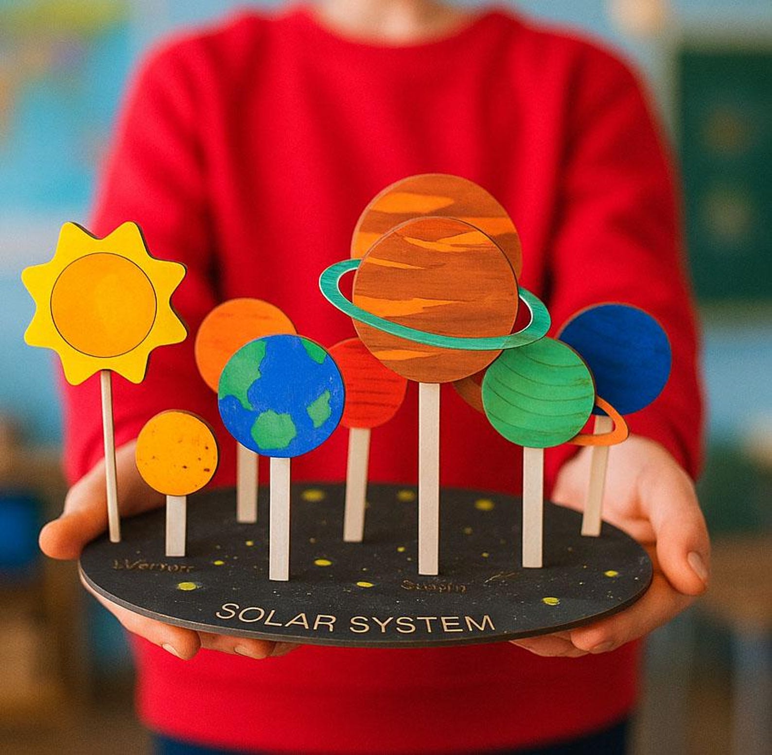 Solar System DIY Kit, Space School Project, Planets Model for Kids ...