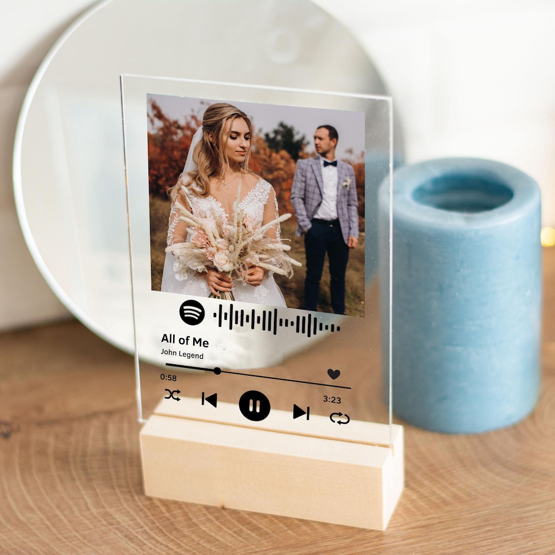 Spotify Song Frame, Acrylic Song Music Gift, Valentine's Day ...