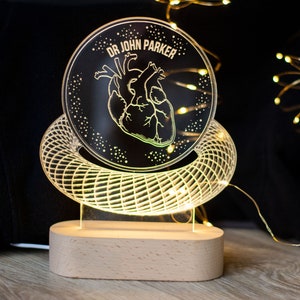 Cardiologist Gift , Medical Doctor Gift, Personalized Led Sign, Student ...