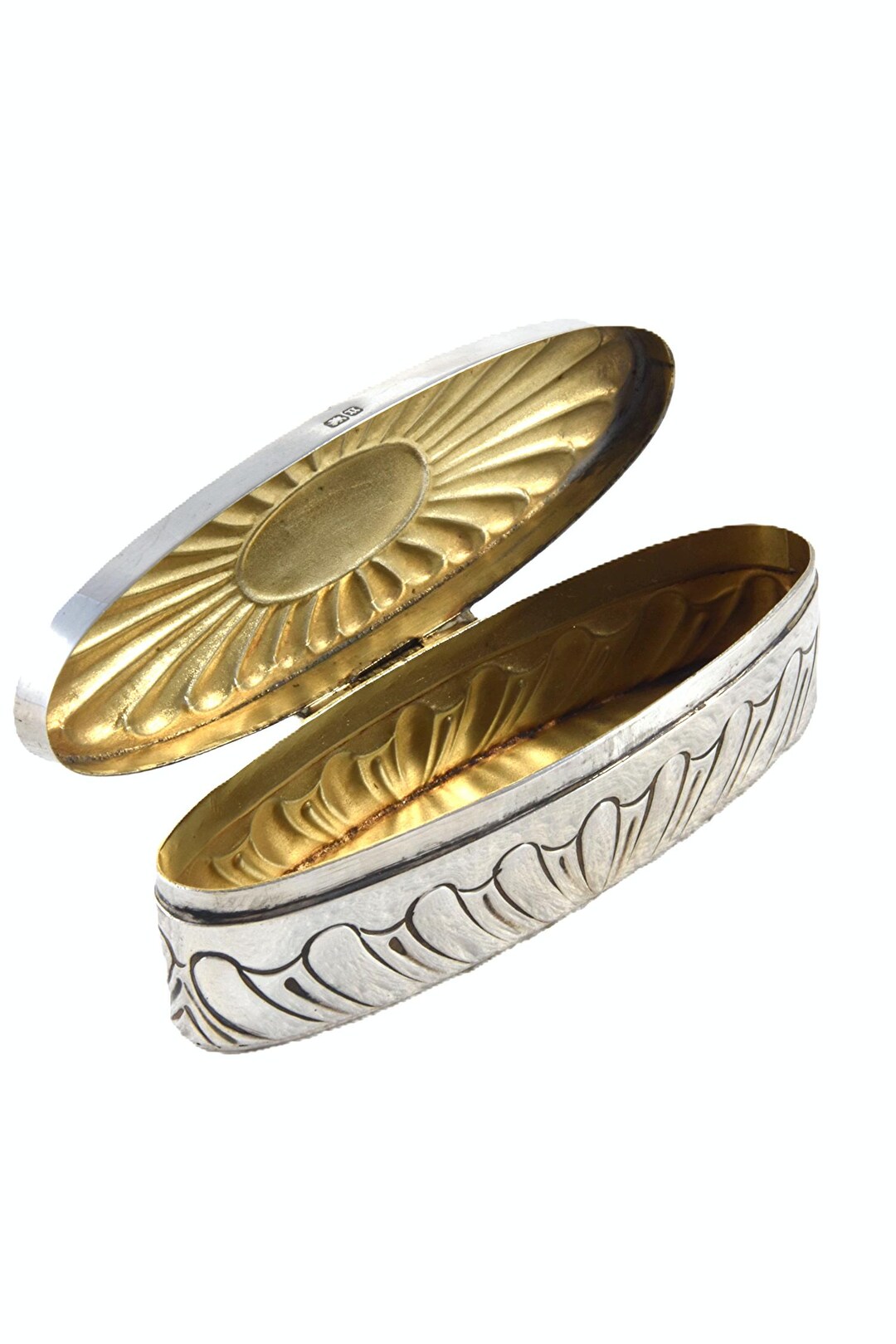 Victorian Silver Pill Box 1894 - Etsy