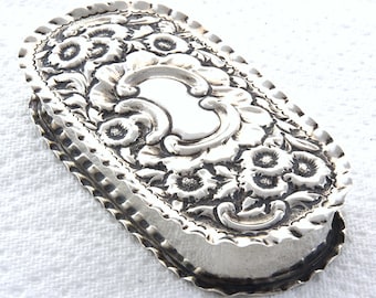 Vintage Antique Victorian Silver Plated Footed Trinket Box, Wilcox Silver Plate Co USA ...