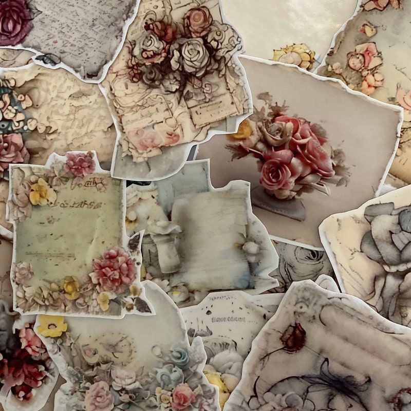 Shabby Cottage Roses - Etsy