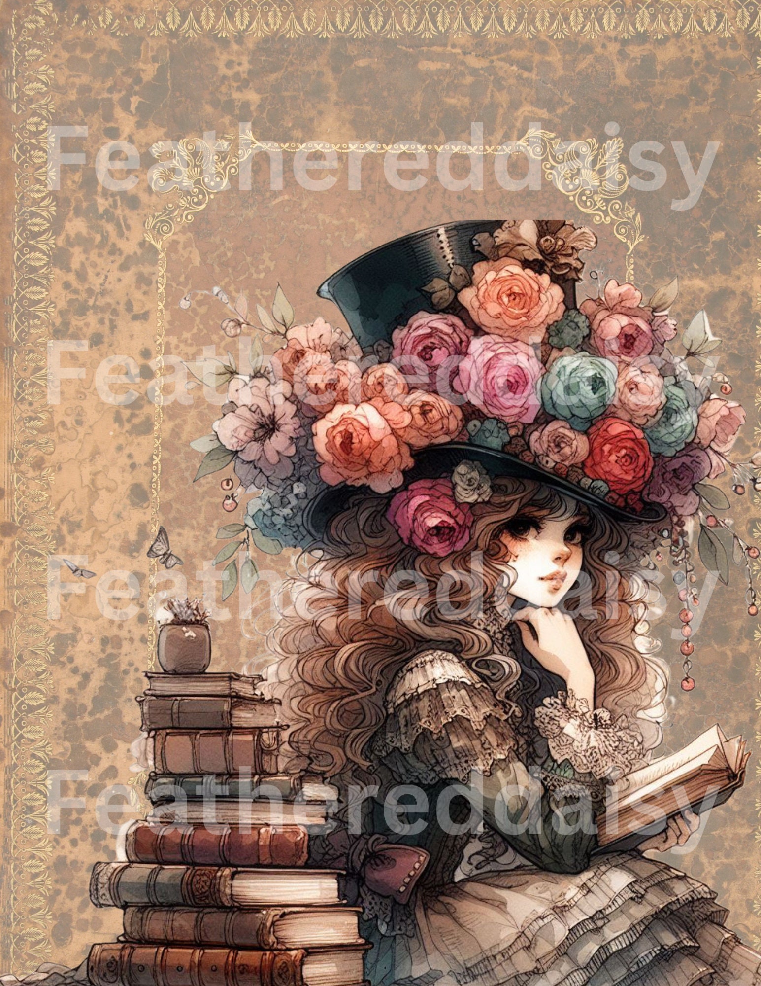 Beautiful Steampunk Vintage Ladies, Digital Prints - Etsy