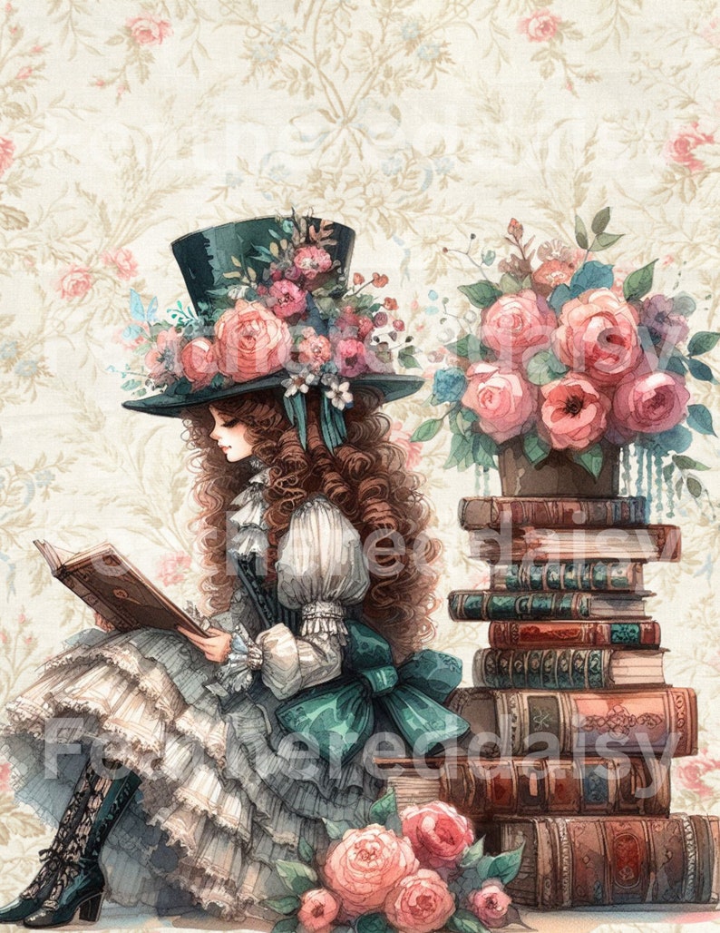 Beautiful Steampunk Vintage Ladies, Digital Prints - Etsy