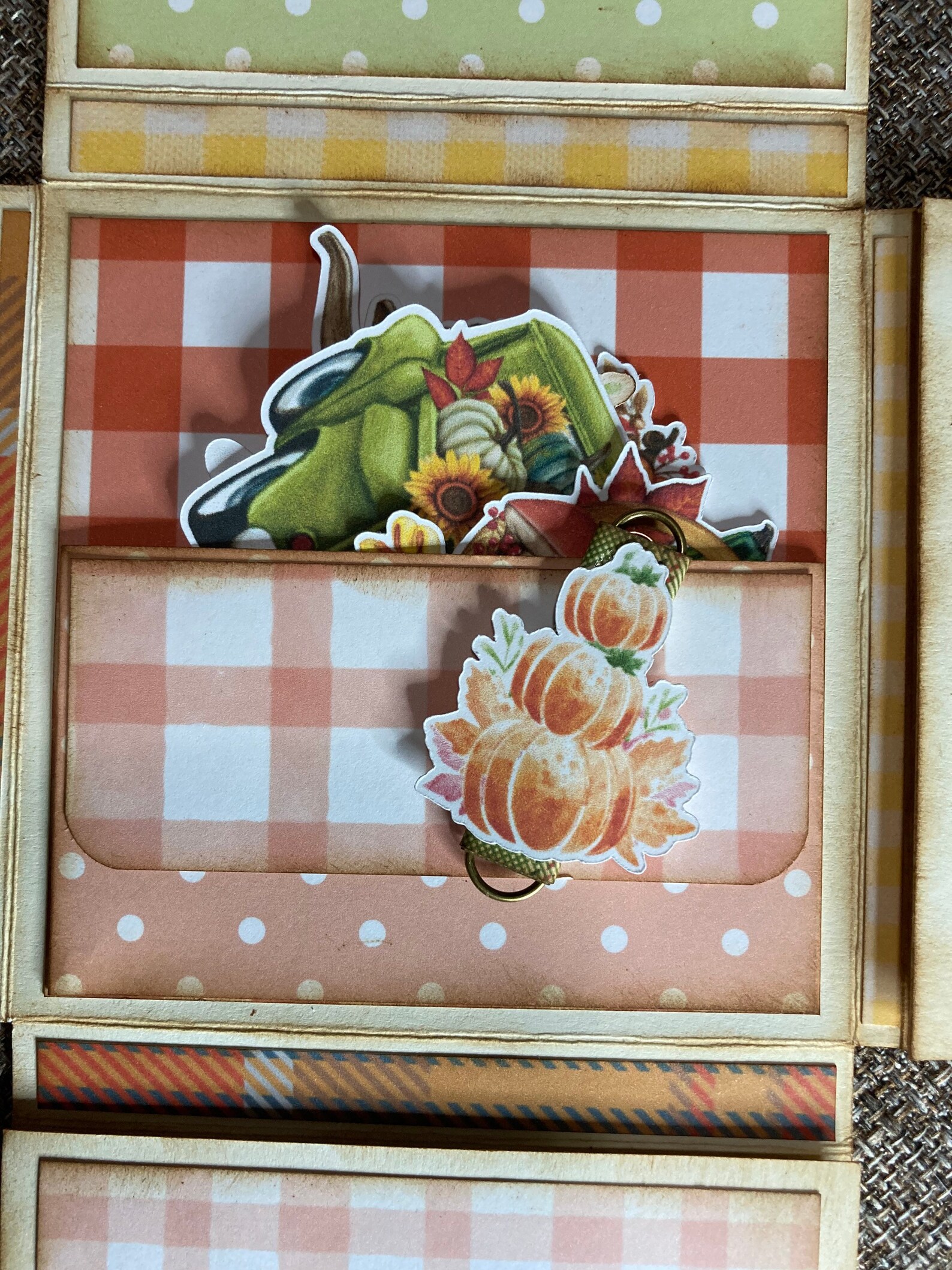 Folio, Photo Album, Autumn Album, Journal, Pumpkins, Gnome, Sunflower ...