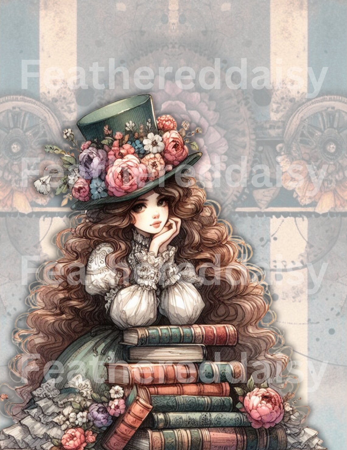 Beautiful Steampunk Vintage Ladies, Digital Prints - Etsy