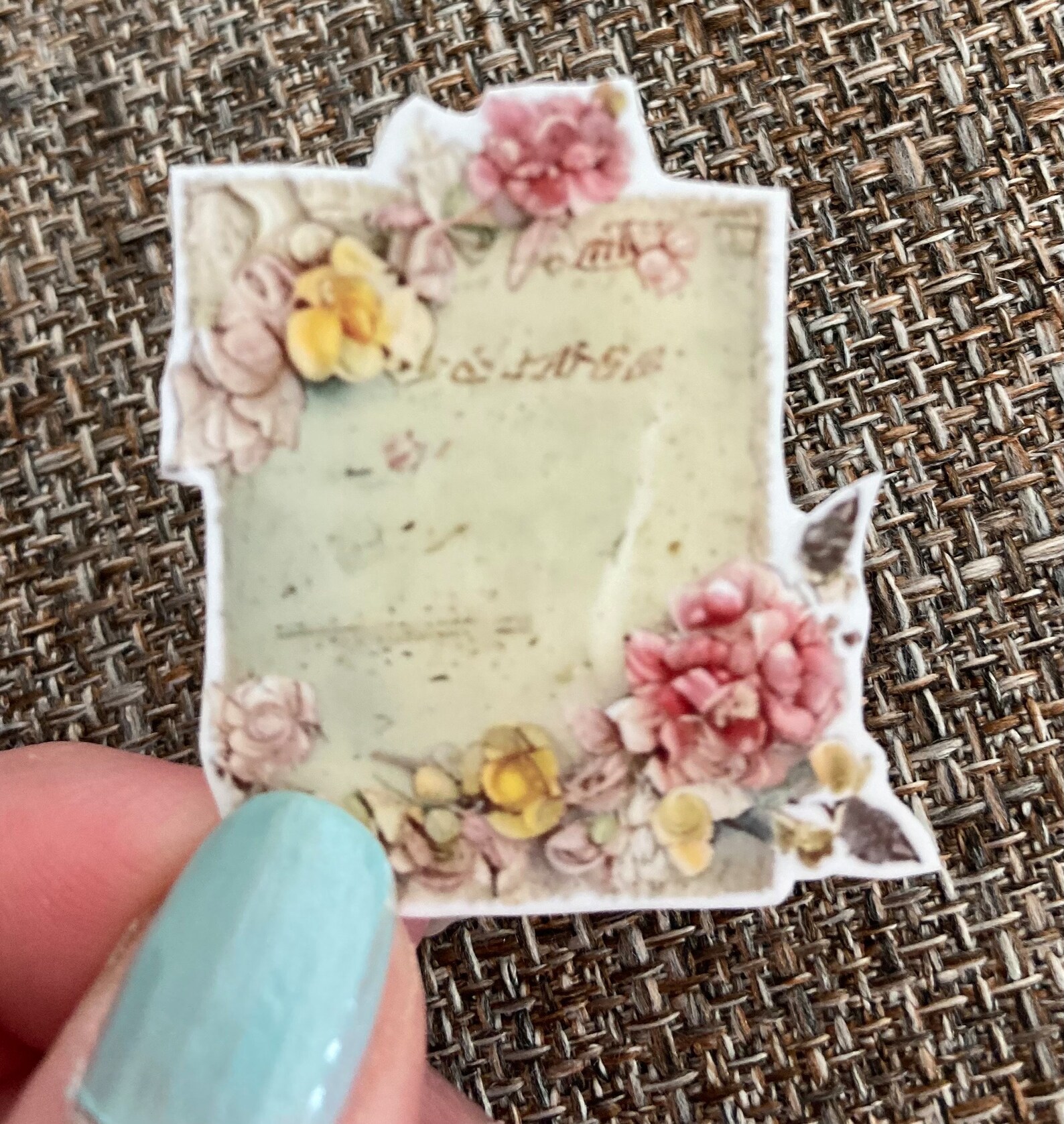 Shabby Chic Stickers, Vintage Stickers, Cottage Stickers, Rose Stickers ...