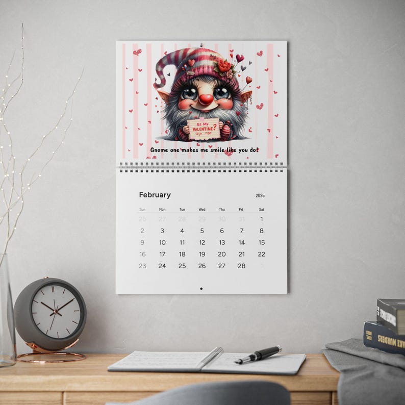 2025 Funny Whimsical Wall Calendar, Cute Yearly Planner, Unique Office ...
