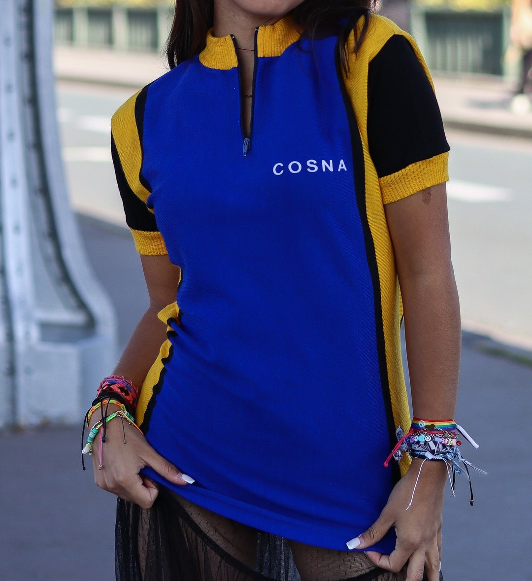 Vintage Cosna Cycling Jersey - Etsy