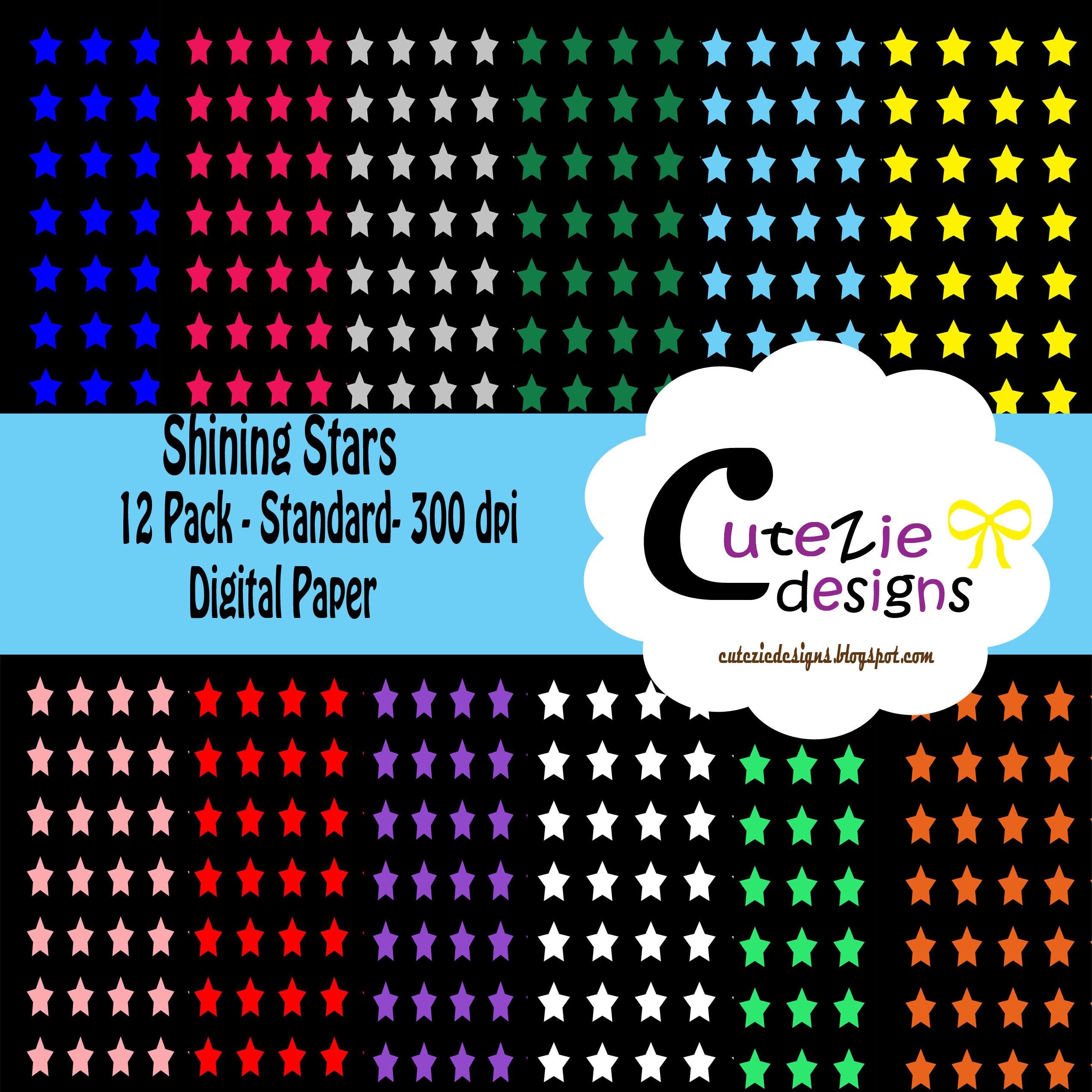 Shining Star Standard Paper, Vivid Birthday Scrapbook Paper, Chimera ...