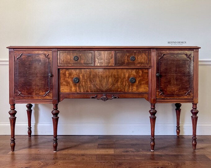 Customizable Antique Walnut Hepplewhite Buffet/ Sideboard - Etsy