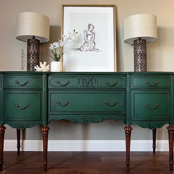 Painted Buffet - Etsy