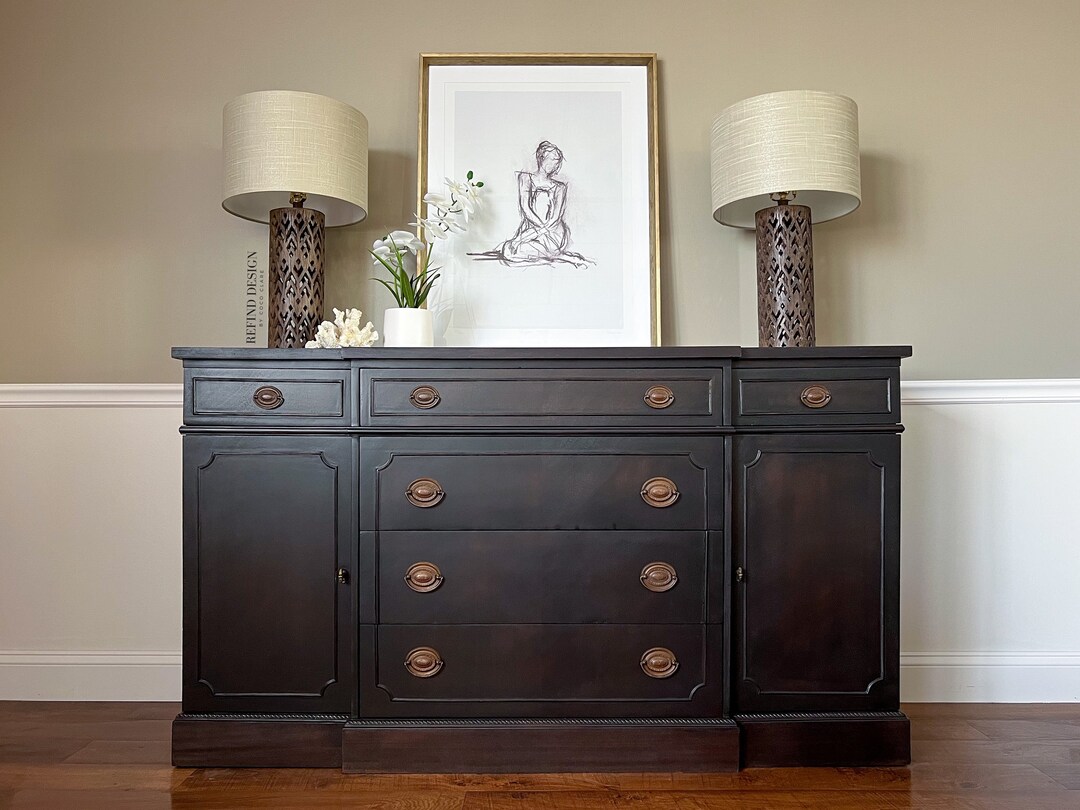 SOLD! Antique Hepplewhite Buffet, Duncan Phyfe Traditional Sideboard ...