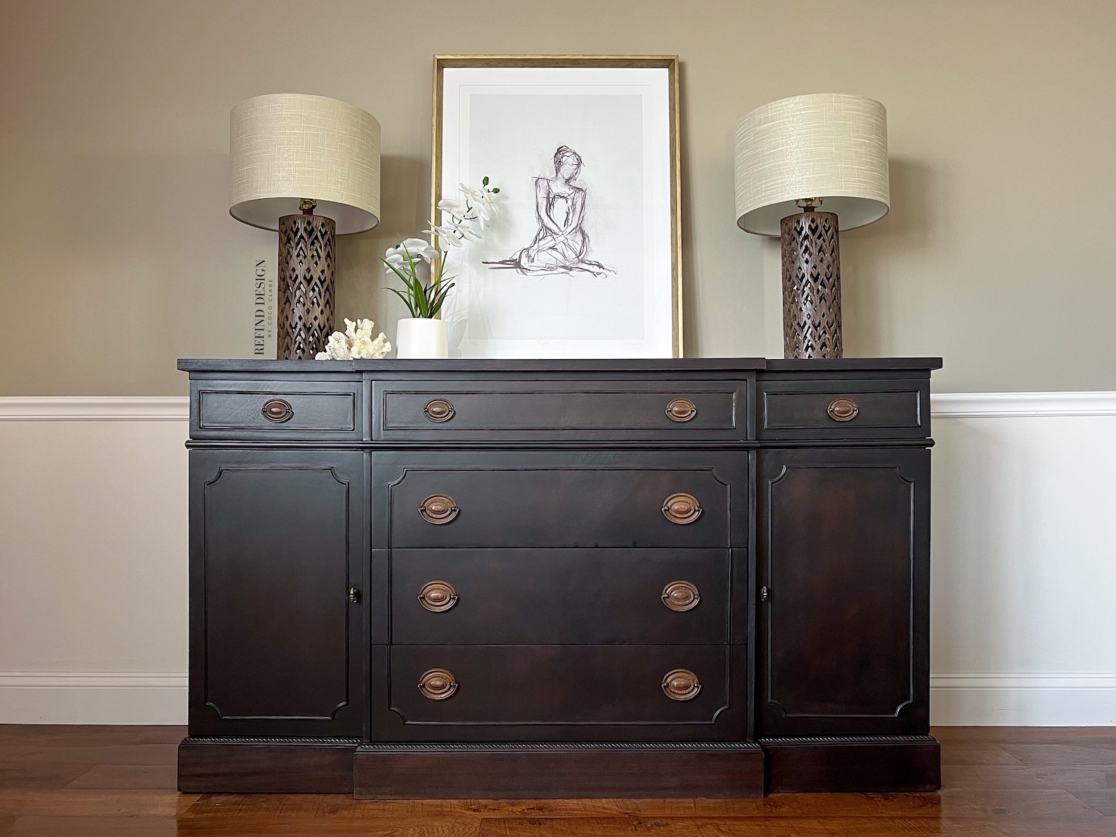 SOLD Antique Hepplewhite Buffet Duncan Phyfe Traditional - Etsy