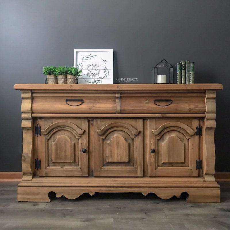 Rustic Sideboard - Etsy