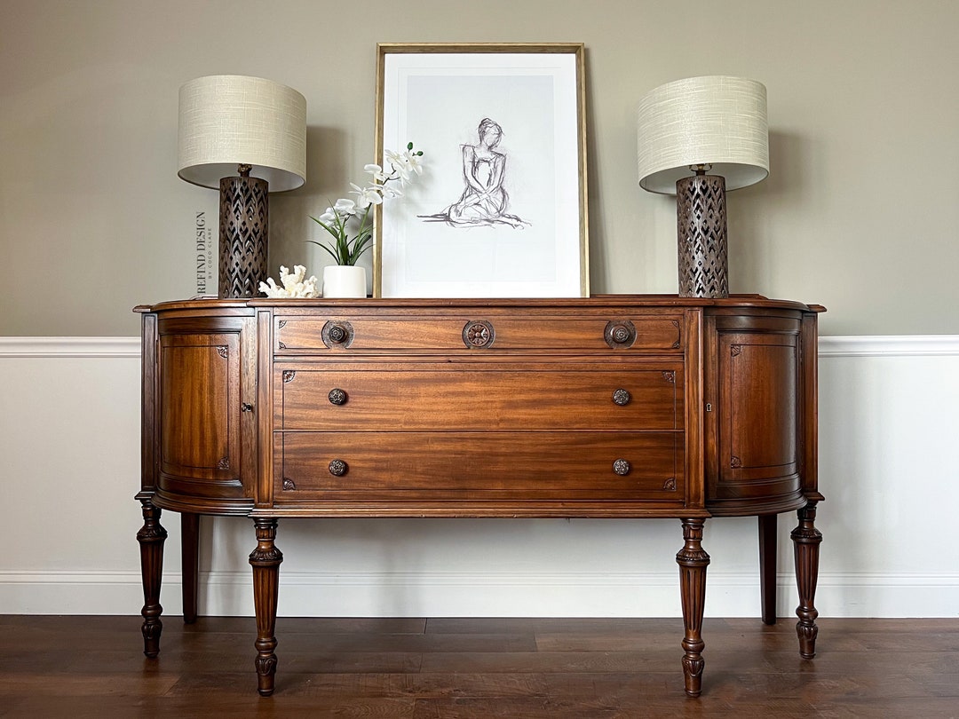 SOLD! Antique Victorian Buffet, Traditional Sideboard, Transitional ...