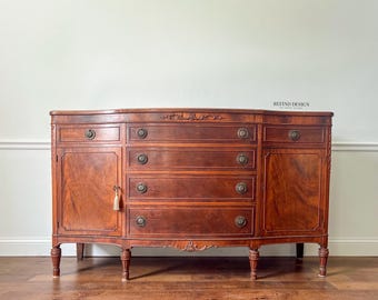 Customizable Antique Walnut Hepplewhite Buffet/ Sideboard - Etsy