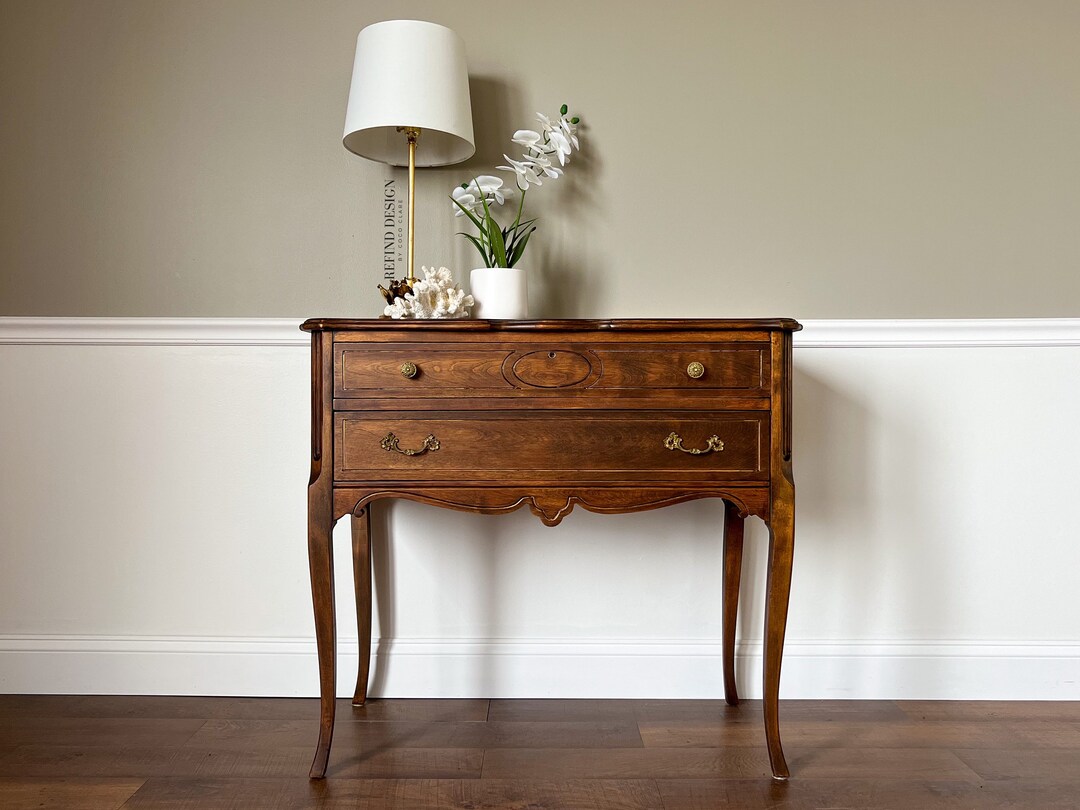 SOLD! Vintage French Provincial Entryway Console - Etsy