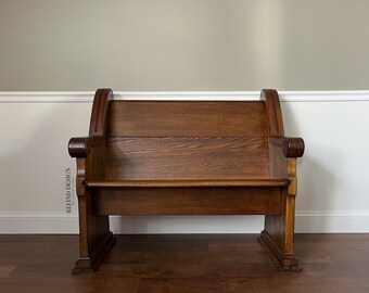 Pew Bench - Etsy
