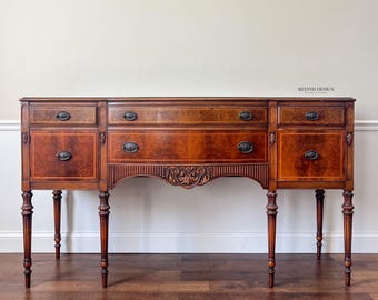 Customizable Antique Walnut Hepplewhite Buffet/ Sideboard - Etsy