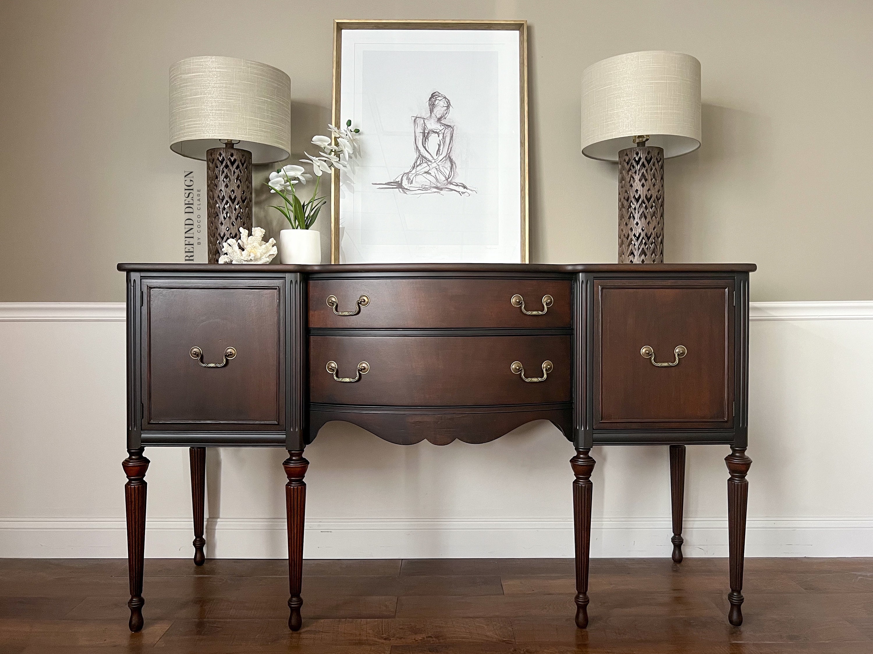 Antique Buffet Table Furniture
