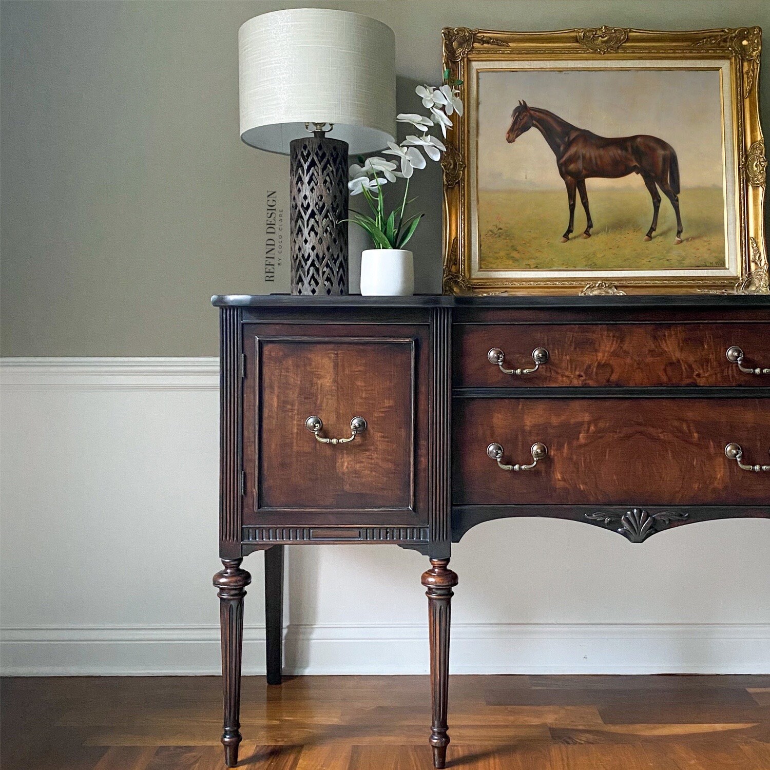 SOLD Antique Victorian Buffet Traditional Sideboard | Etsy