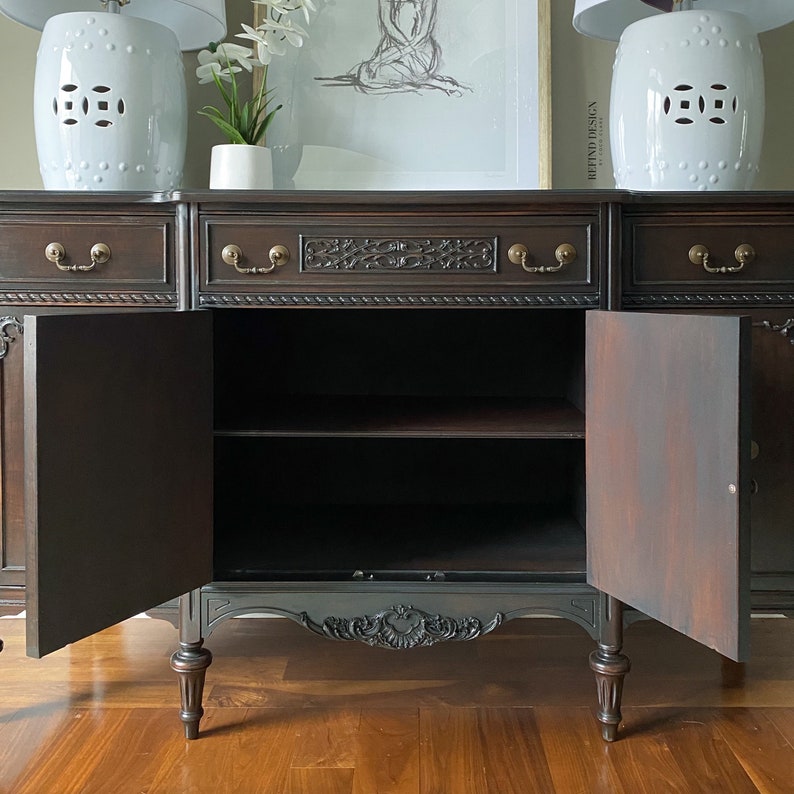 SOLD Antique Hepplewhite Buffet Victorian Sideboard - Etsy