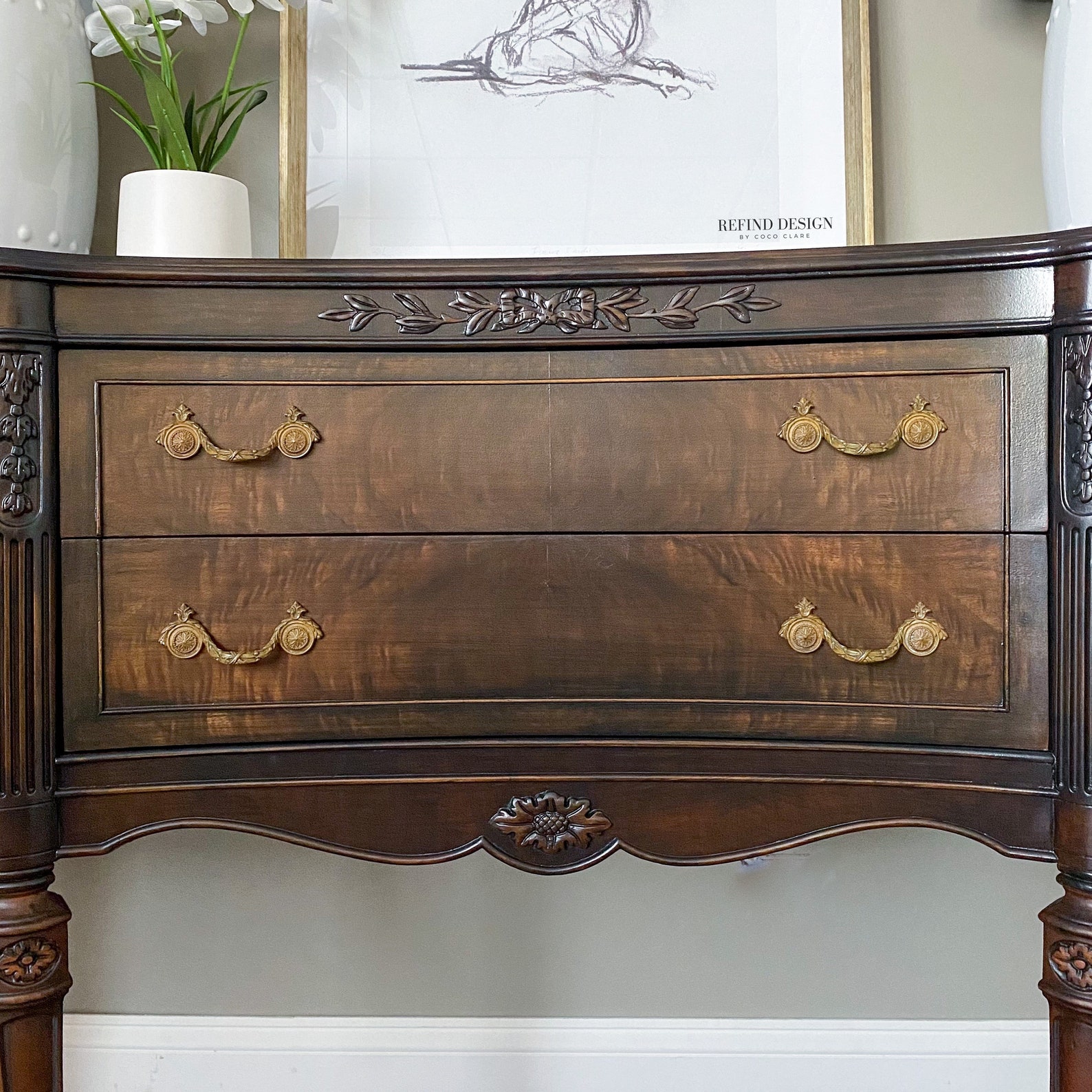 SOLD Antique Victorian Buffet Traditional Sideboard | Etsy