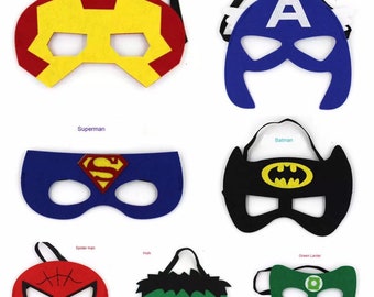 Superhero masks | Etsy