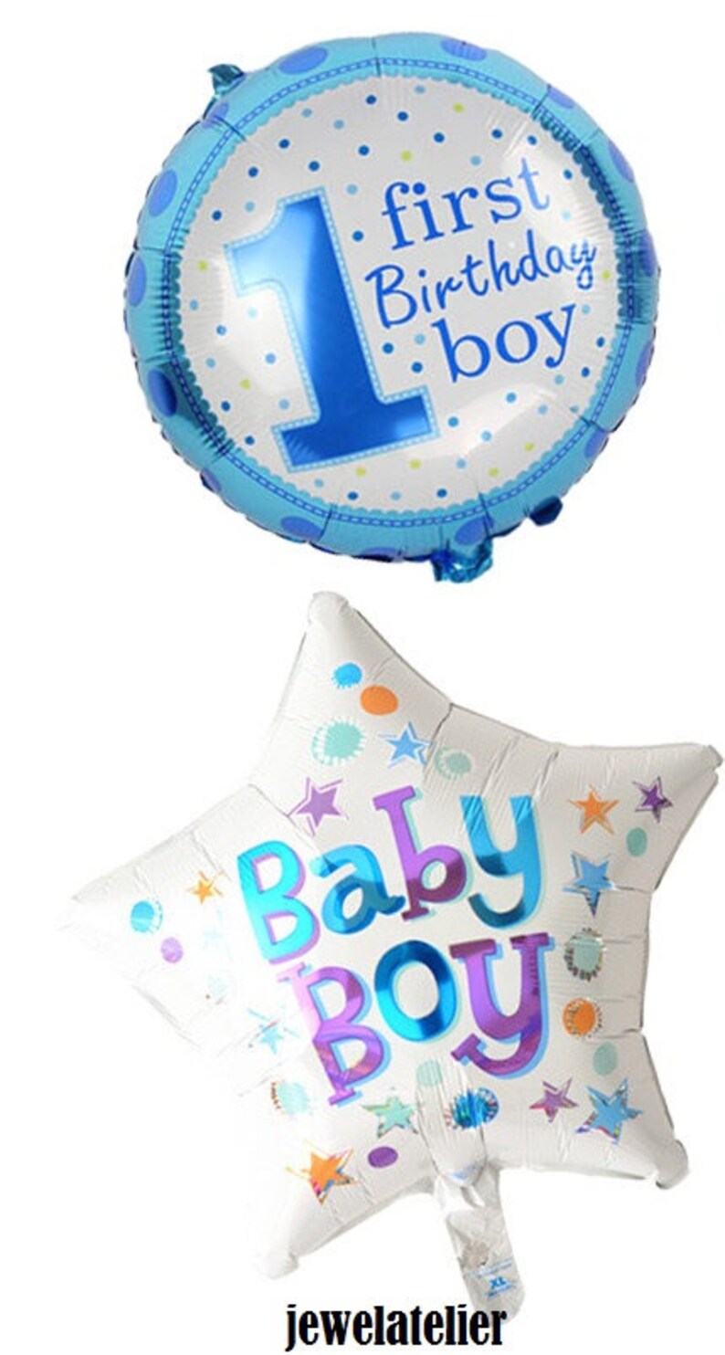 1st Birthday Boy Balloon 5pcs Helium Balloon Boy Boy - Etsy
