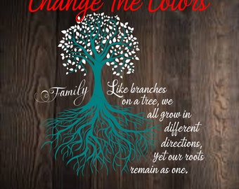 Family Tree Svg, Png, Our Roots SVG, Family Tree Our Roots Remain as ...